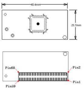 QCA9531 802.11b/g/n Wireless Wifi Module SKW99
