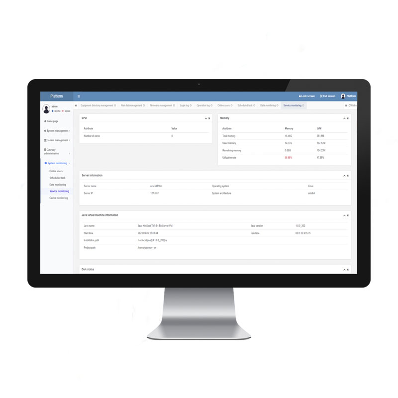 IoT Bluetooth Gateway Management System Software - Skylab